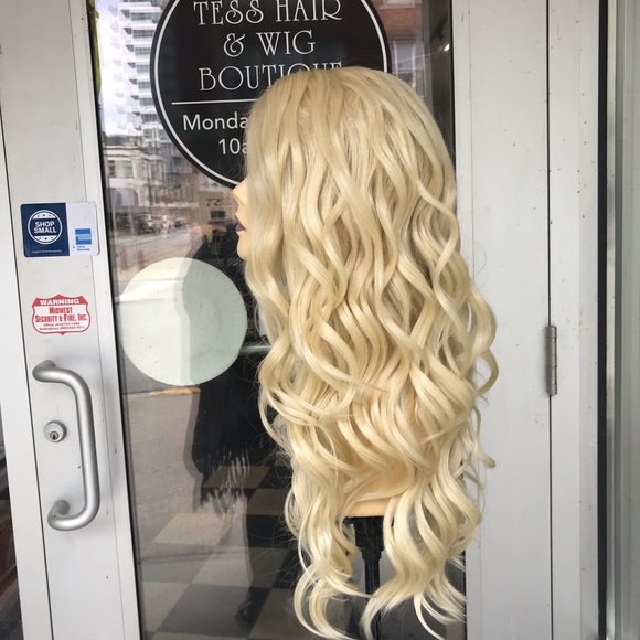 Accessories | Wig Deep Wave 613 Long Wavy Wig Human Hair Blende | Poshmark